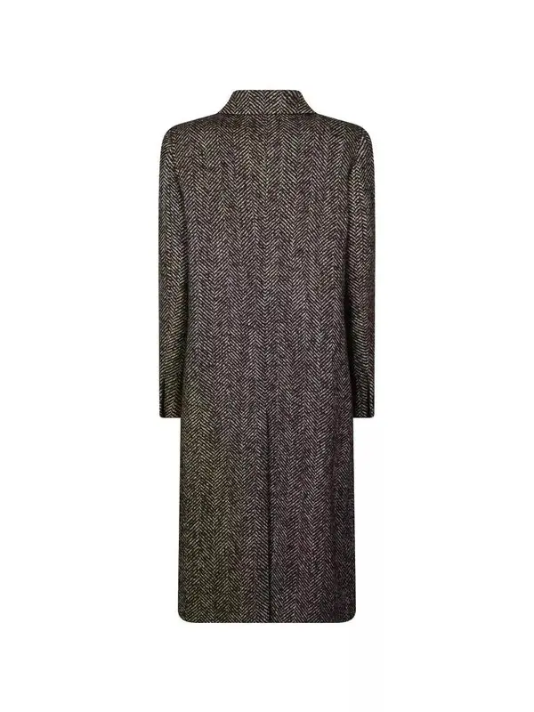 Tagliatore Single-breasted Tweed Coat
