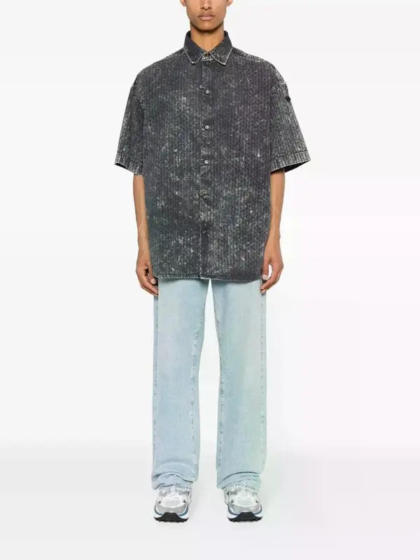 DIESEL® S-lazer Perforated-design Shirt