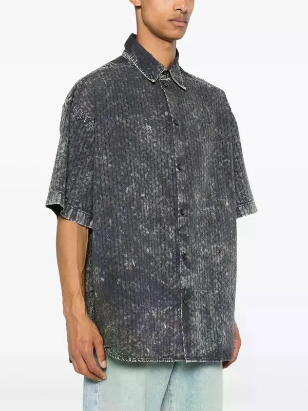 DIESEL® S-lazer Perforated-design Shirt
