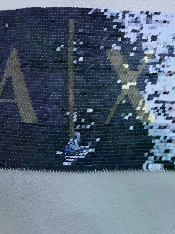 Armani Exchange Sequin-embellished T-shirt