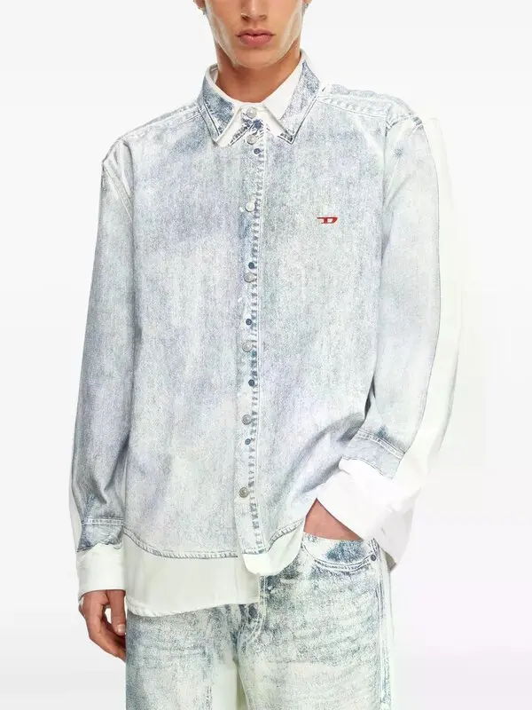 DIESEL® D-simply-over-s Denim Shirt