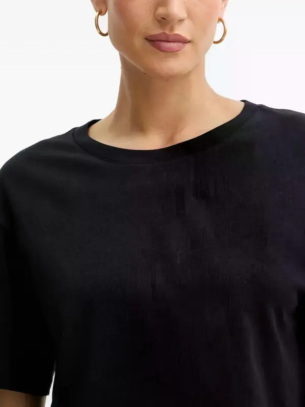 Armani Exchange Rhinestone-embellished Logo-print T-shirt