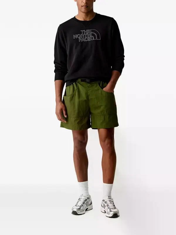 The North Face Drew Peak Light Logo-embroidered Crew-neck Sweatshirt