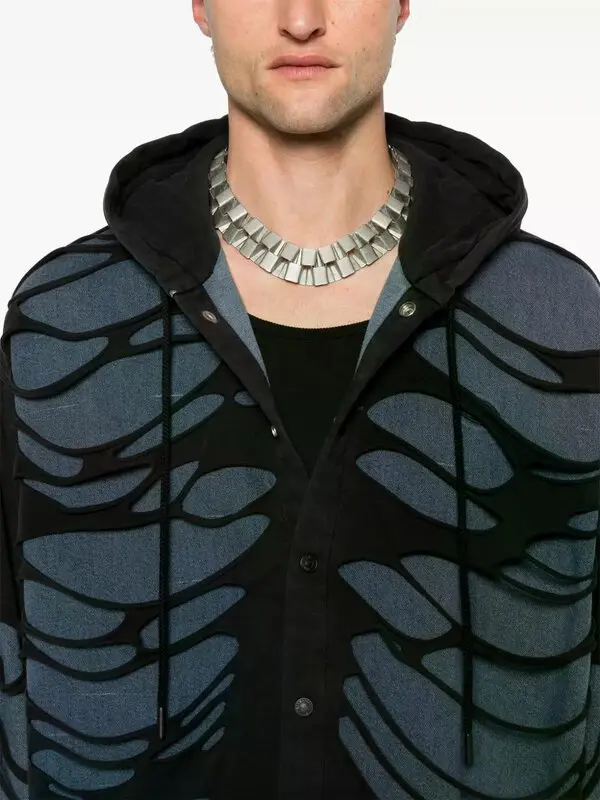 DIESEL® D-dewny-hood-s Distressed Shirt