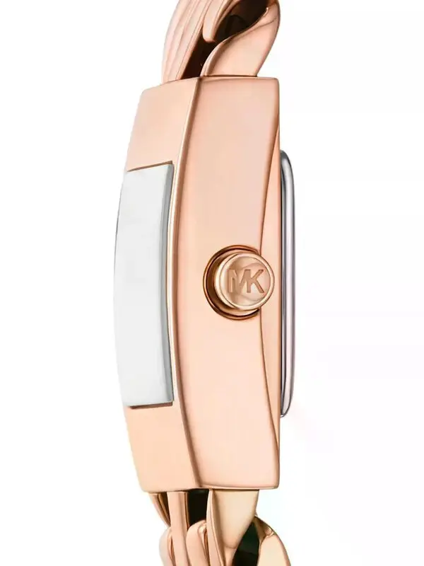 Michael Kors Mini Darrington Square-face Curb-link .5mm Watch