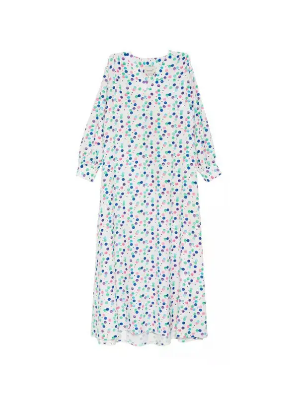 BAMBAH Ariel Polka-dot Kaftan - Blue