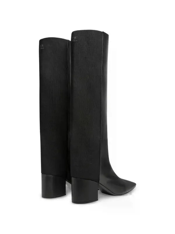COURREGES Logo-detail Bi-material Boots