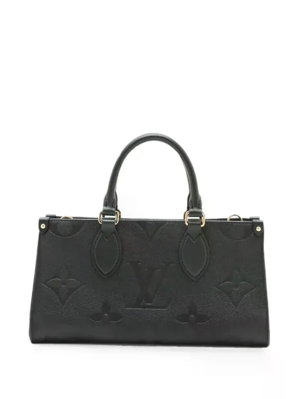 LOUIS VUITTON 2021-2026 Monogram Giant Empreinte Onthego East West Satchel - Black