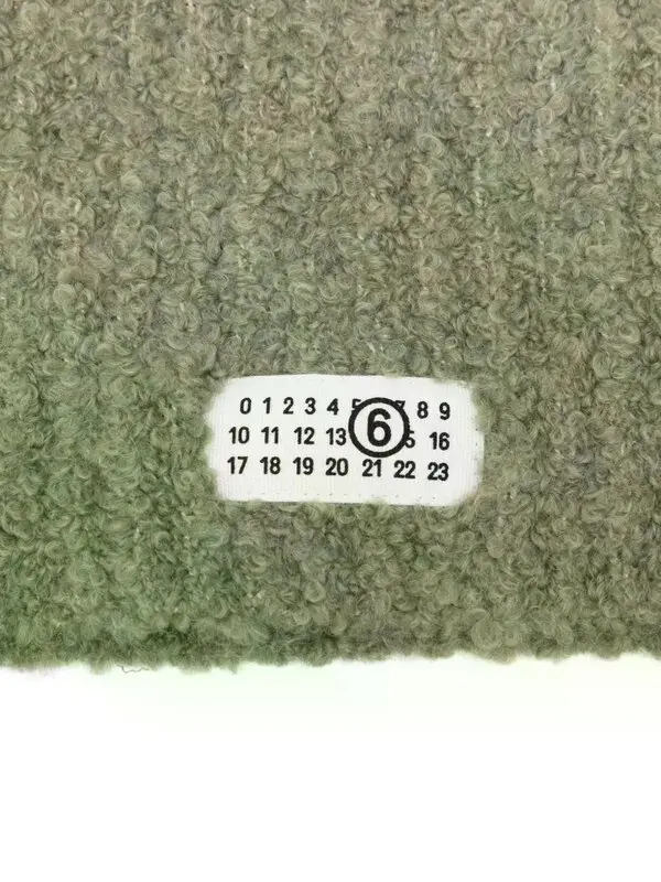 MAISON MARGIELA Logo Patch Balaclava - Green