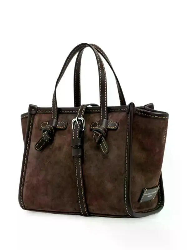 GIANNI CHIARINI Marcella Contrast-stitch Tote Bag