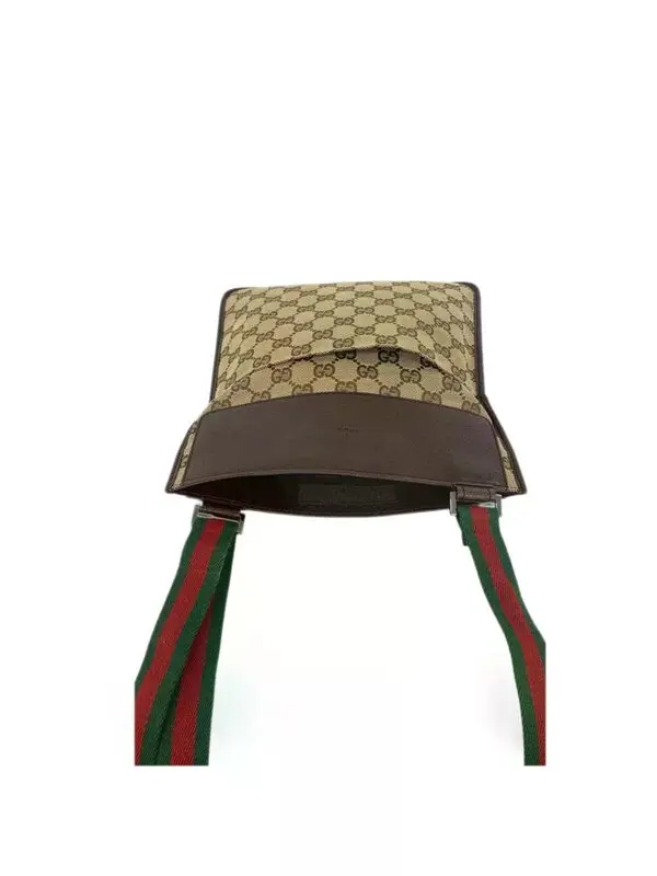 Gucci 2000-2015 Gg Canvas Web Crossbody Bag