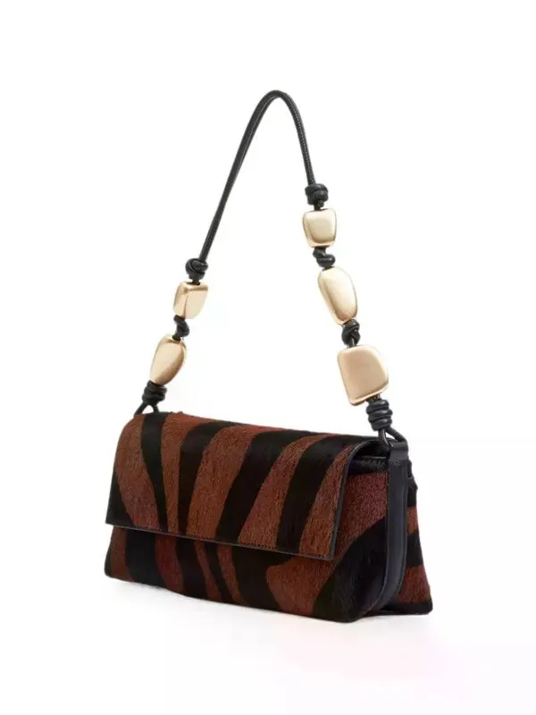 Simkhai Piedra Pony Hair Shoulder Bag - Brown