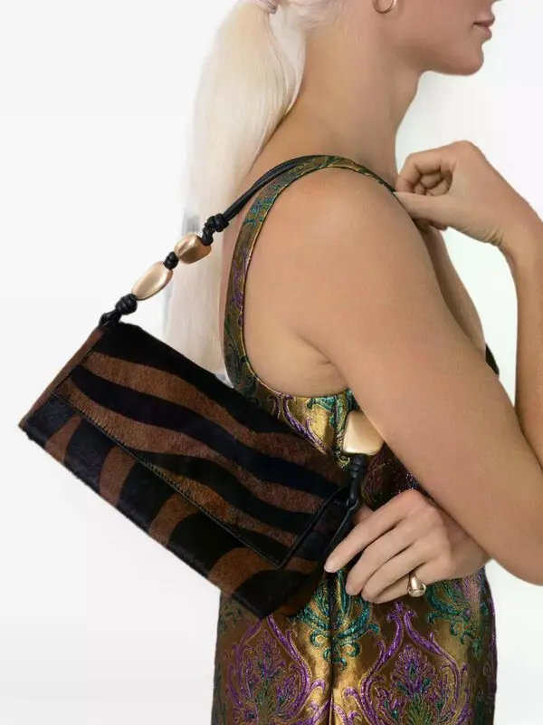 Simkhai Piedra Pony Hair Shoulder Bag