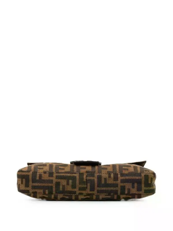 Fendi 20th Century Zucca Canvas Baguette Shoulder Bag