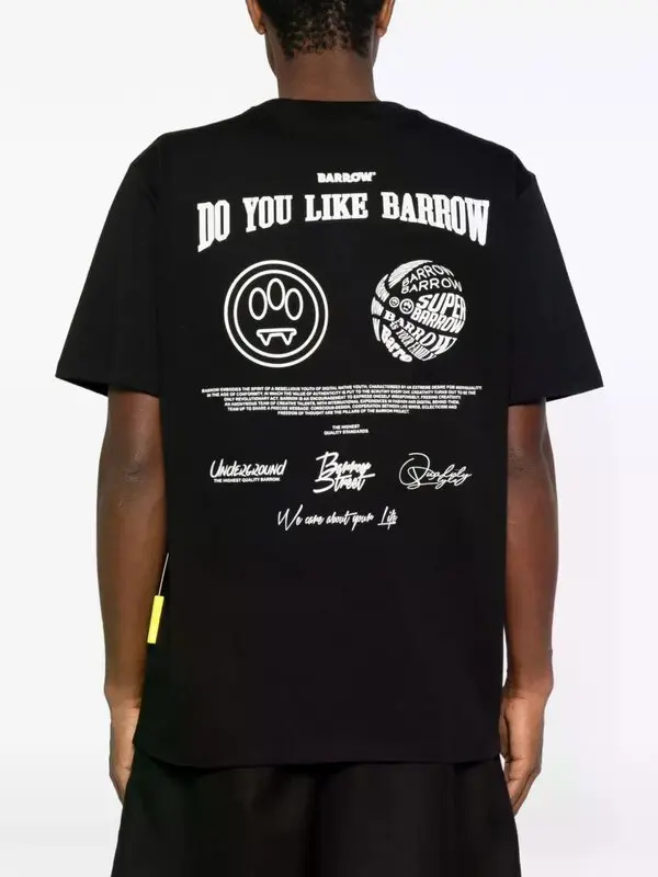 BARROW Logo-print Short-sleeves T-shirt