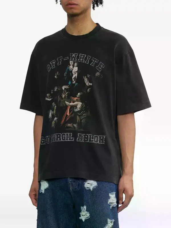 Off-White Mary Skate Cotton T-shirt
