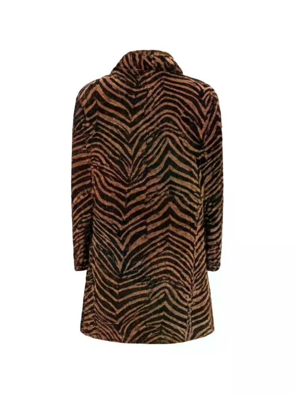 P.a.r.o.s.h Zebra-print Lambskin Coat