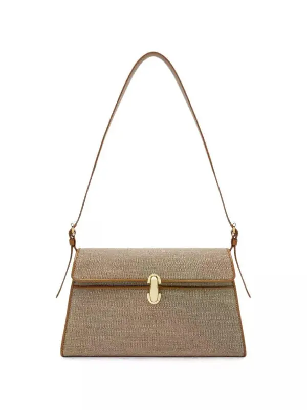 Savette Symmetry Leather-trim Shoulder Bag