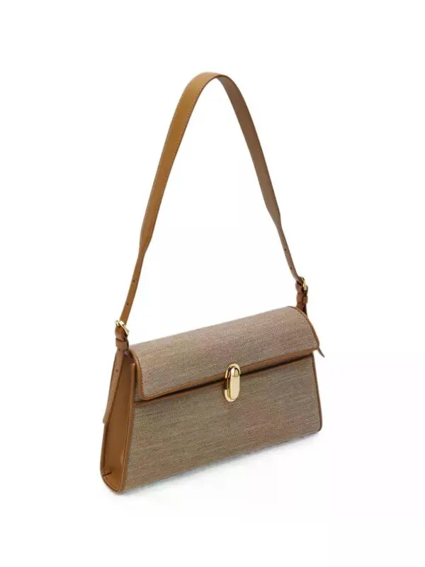 Savette Symmetry Leather-trim Shoulder Bag
