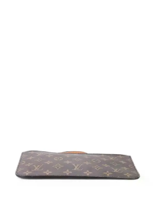LOUIS VUITTON Neverfull Pochette Monogram Canvas Large Pouch