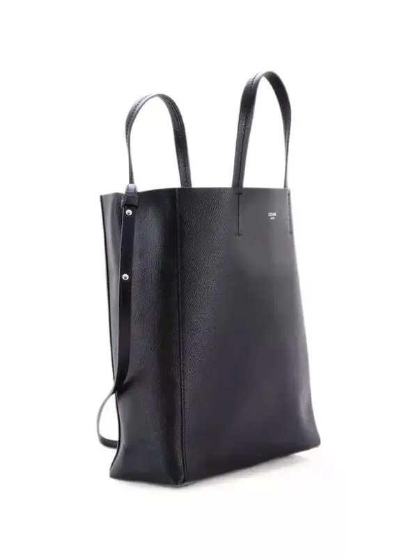 Celine Vertical Cabas Grained Calfskin Small Tote Bag