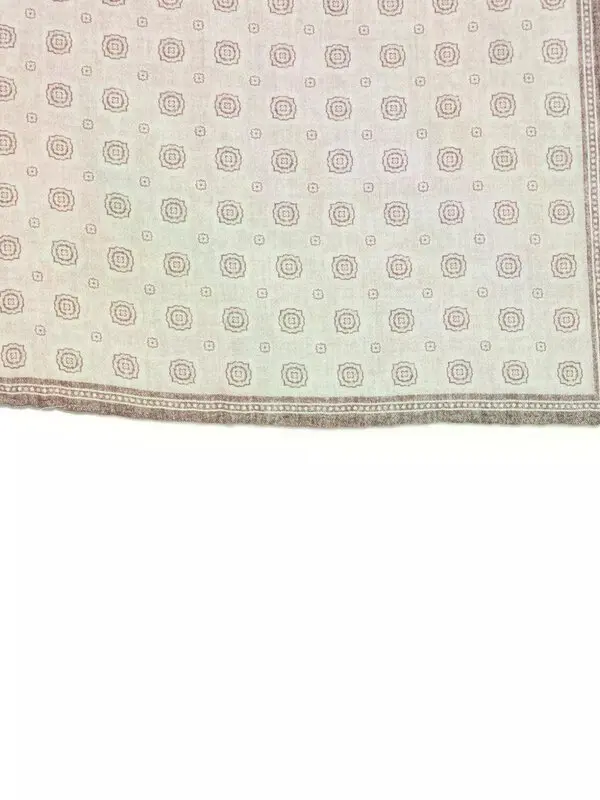 Eleventy Geometric-print Pocket Square