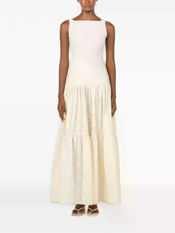 Agua Bendita Abeja Playa Maxi Dress - Neutrals