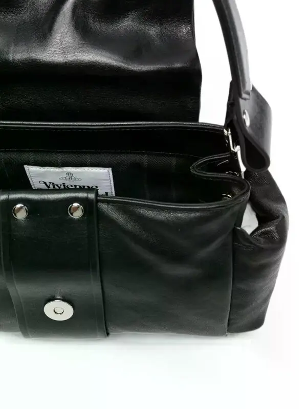VIVIENNE WESTWOOD Hazel Treasure Leather Shoulder Bag