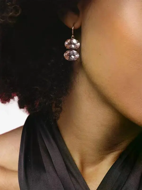 Irene Neuwirth Gemmy Gem Morganite Earrings