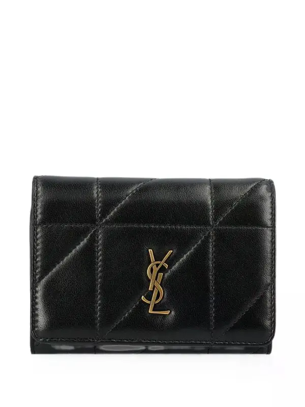 Saint Laurent Jamie Slim Tri-fold Wallet In Lambskin