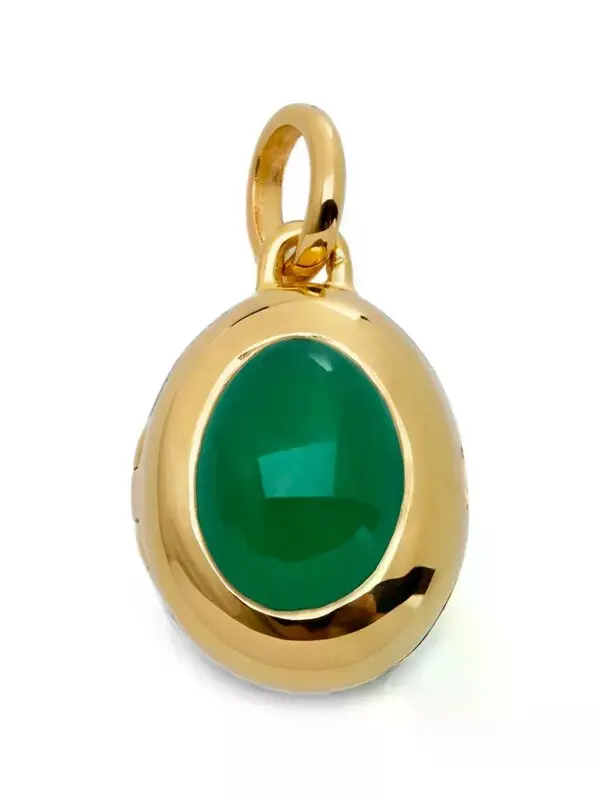 Monica Vinader May Birthstone Locket Cable-chain Necklace - Gold