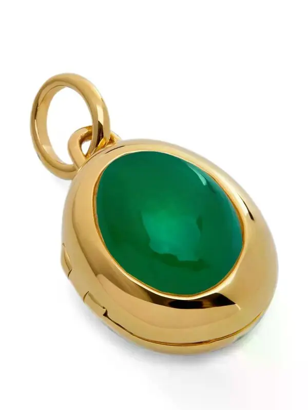 Monica Vinader May Birthstone Locket Cable-chain Necklace