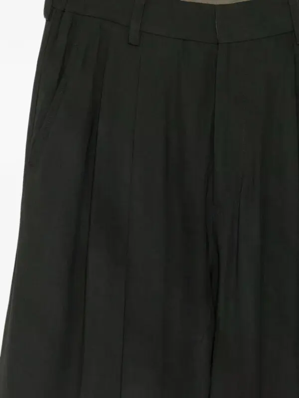ZIGGY CHEN Pleated-detail Belt-loops Trousers