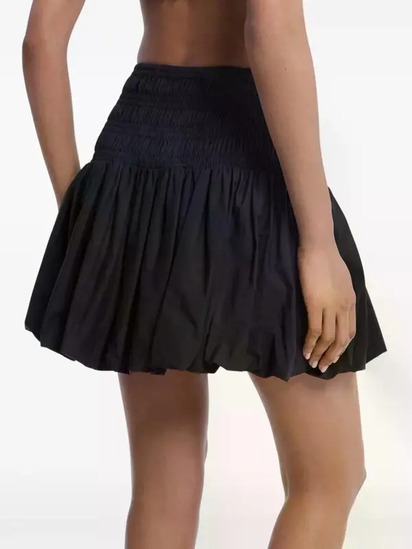 Michael Kors Shirred Bubble-hem Mini Skirt