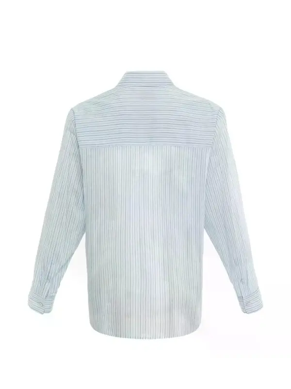 SOLID HOMME Striped Cotton Shirt