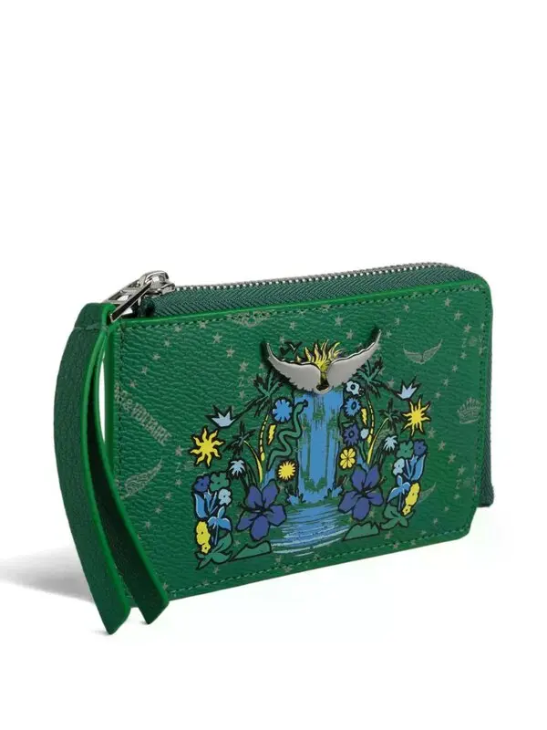 Zadig&Voltaire Graphic-print Zip-around Wallet