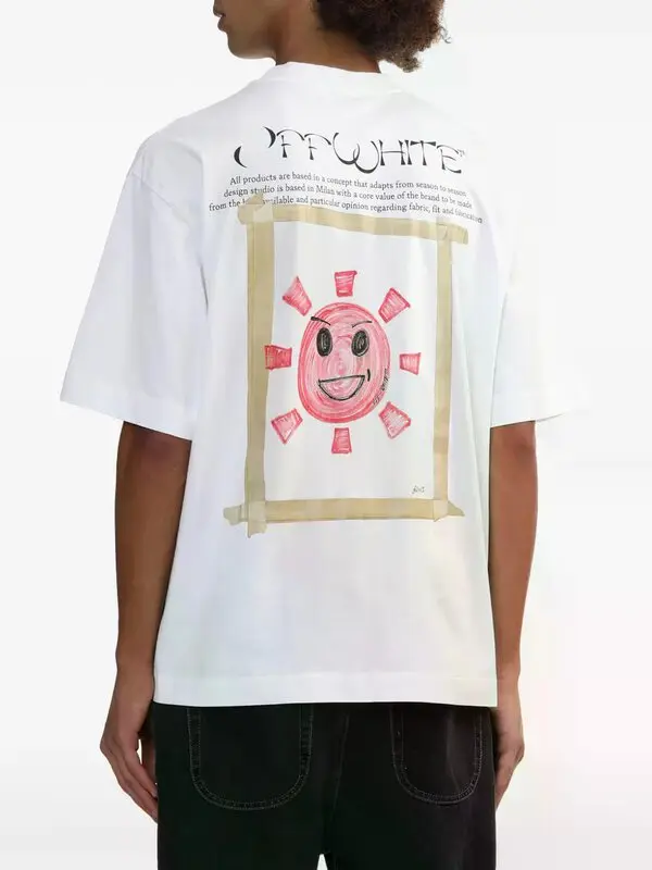 Off-White Sun Moon Skate T-shirt