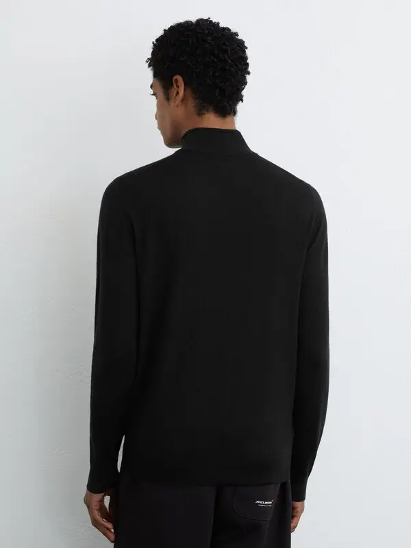 REISS F1 Team Racing Wool Half-zip Jumper