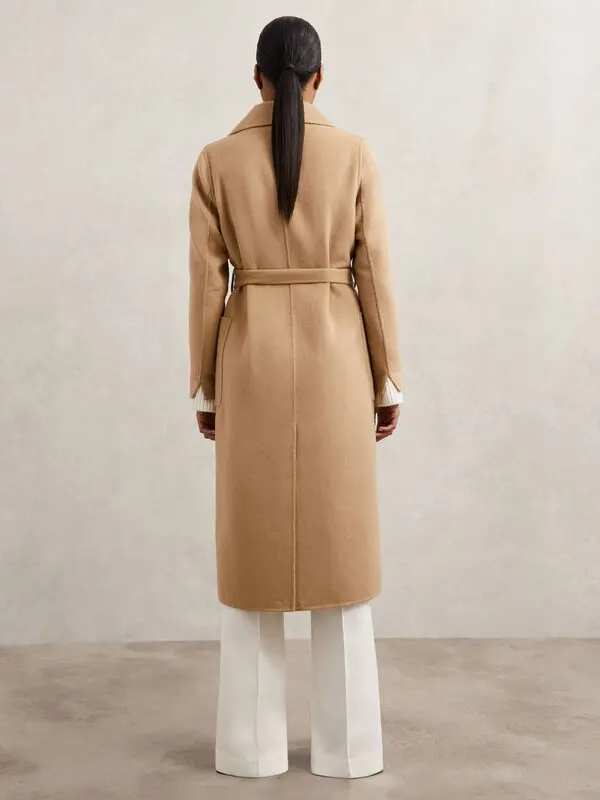REISS Wool-blend Double-breasted Coat
