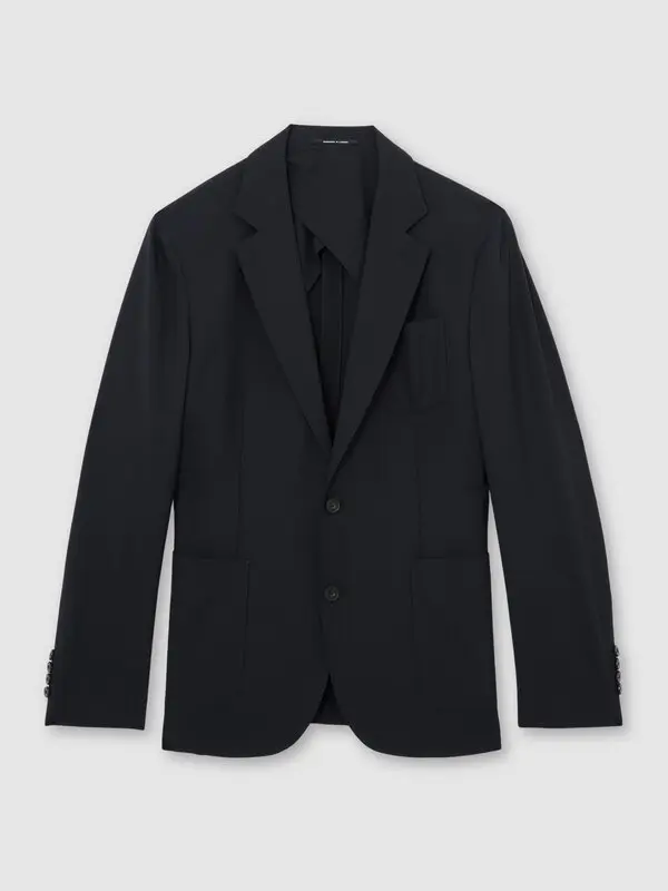 REISS Tailored Fit Wool Single-breasted Travel Suit Blazer