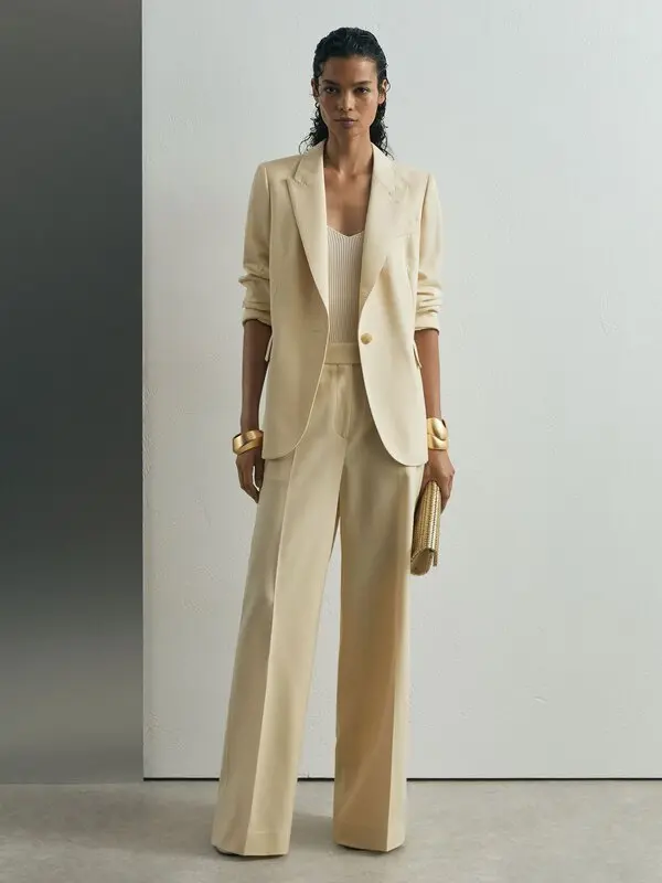 ATELIER Silk-wool Single-breasted Suit Blazer