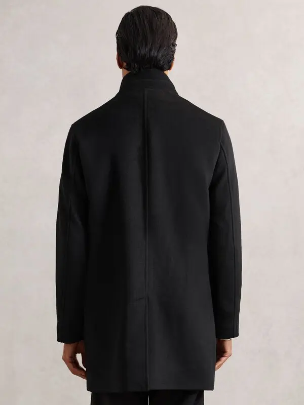 REISS Wool-blend Gilet-insert Coat