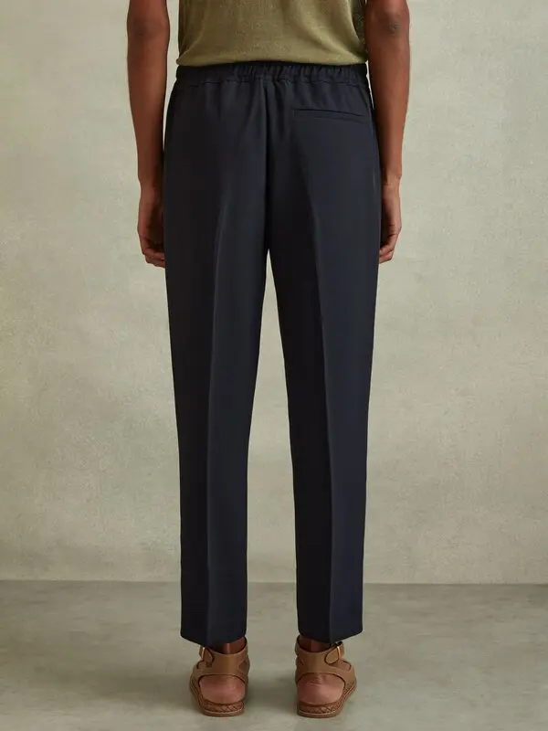 REISS Tapered Pull On Trousers