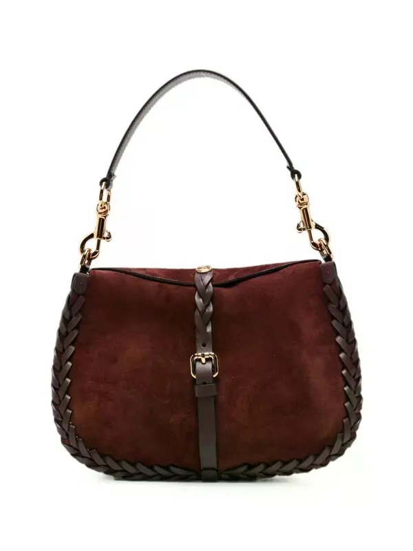 Etro Braided Suede Cross Body Bag