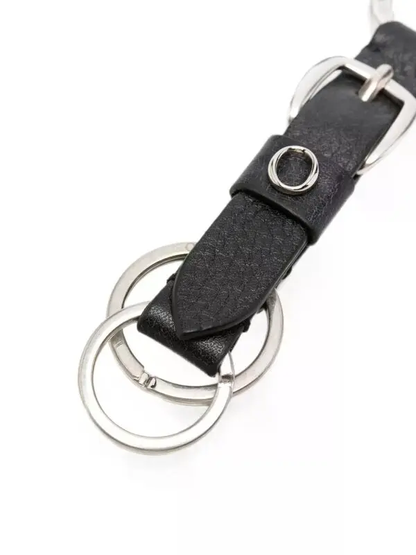 Orciani Buckle-detail Leather Keyring