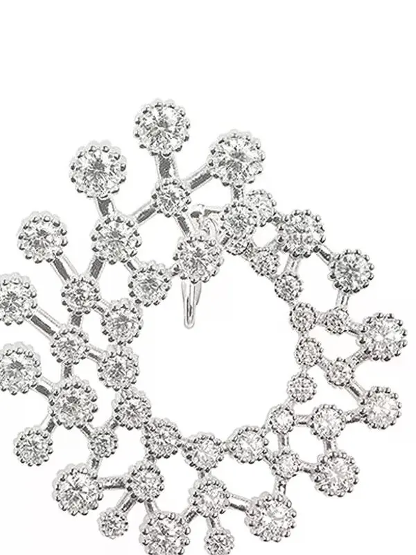 ZYDO 18k White Gold Diamond Earrings