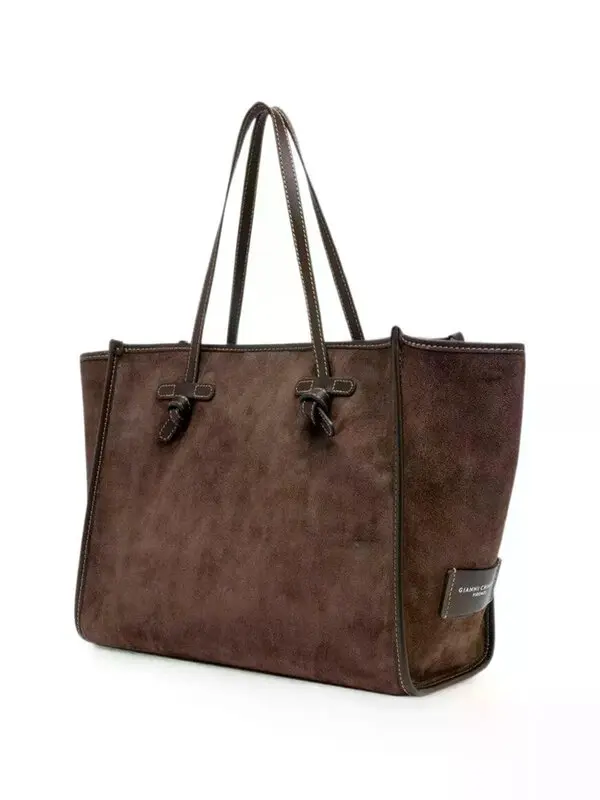 GIANNI CHIARINI Marcella Suede Tote Bag
