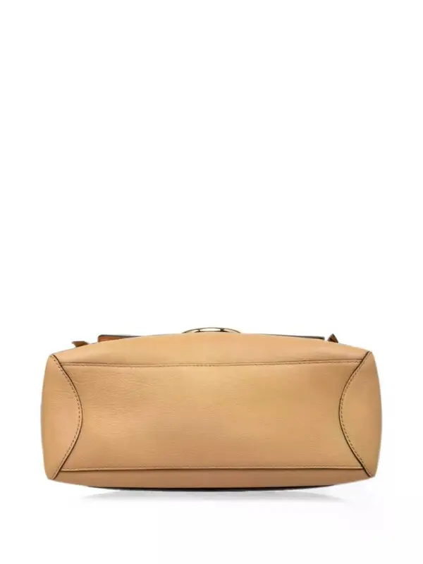 Chloé 2010-2026 Small Leather Faye Day Satchel - Brown