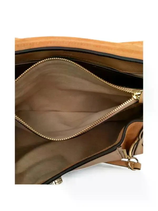 Chloé 2010-2026 Small Leather Faye Day Satchel - Brown