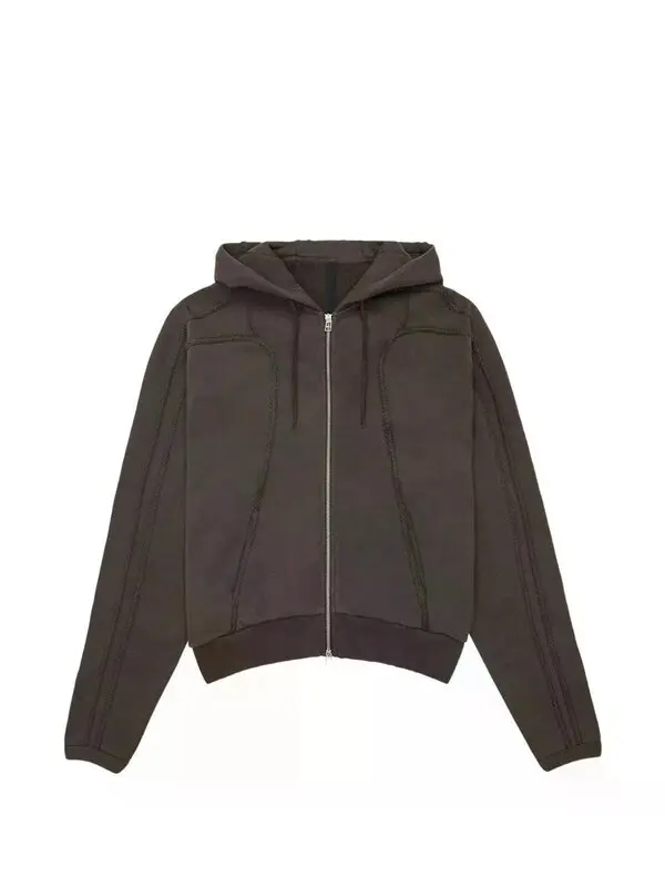 _J.L - A.L_ Plio Woven-trim Hoodie